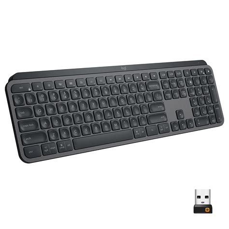 Logitech MX Keys Advanced Wireless Illuminated Keyboard Graphite Keyboards Price History
