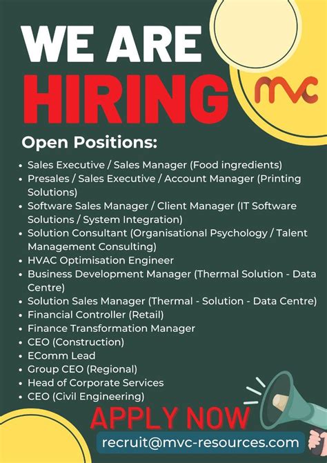 Mvc Resources On Linkedin Hiring Opentowork Businessdevelopmentjobs Engineeringjobs
