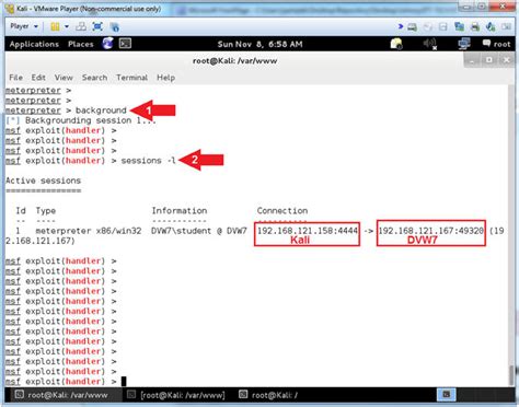 Metasploit Using Msfpayload And Msfencode Kali 10 Msfencode Putty With Msfpayload On Windows 7