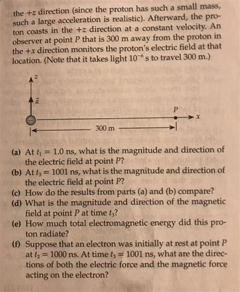 Solved E18b 9 A Proton Is Initially At Rest Suppose That At