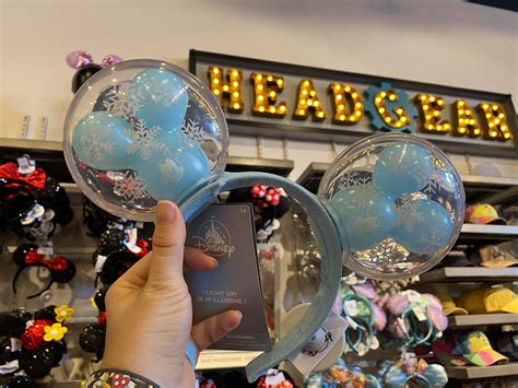 Holiday Mickey Balloon Ears Light Up The Season With Cheer Chip And
