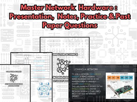 Igcse Computer Science Network Hardware Mastery Teaching Resources