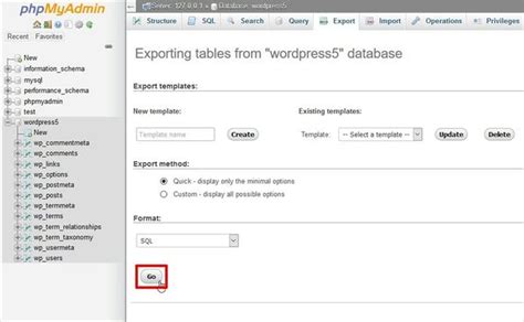 Xampp Phpmyadmin как создать базу данных и таблицы
