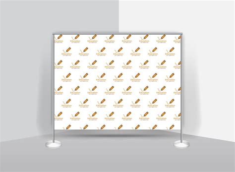 Premium Vector Unique Step And Repeat Banner Design Template