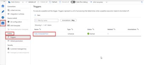 Edit Pipeline Trigger