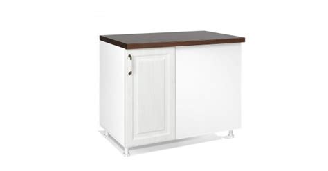 Кухненски шкаф долен ъглов с една врата Rustic Du100 бял • Модулна кухня Rustic бяла • Мебели Монема