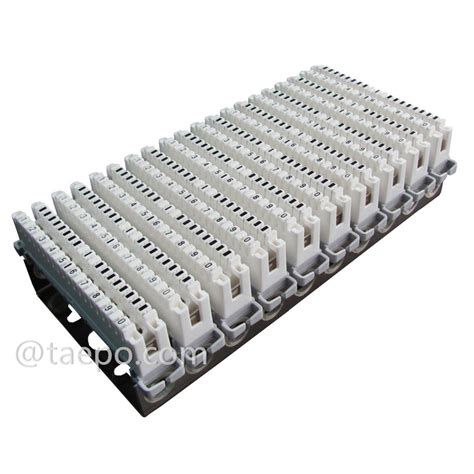 100 Pairs Lsa Disconnection Terminal Block With 1 Back Mount Frame And