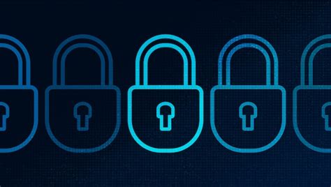 Premium Vector Lock Security Protection And Connection