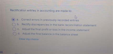 Rectification Entries In Accounting Are Made To A Correct Errors In Previously Recorded Entries Rectification Entries In Accounting Are Made To A Correct Errors In Previously Recorded Entries