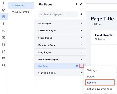 Add A Dashboard Page