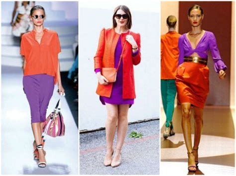 Сочетание оранжевого цвета в одежде советы по комбинации оранжевого с другими цветами