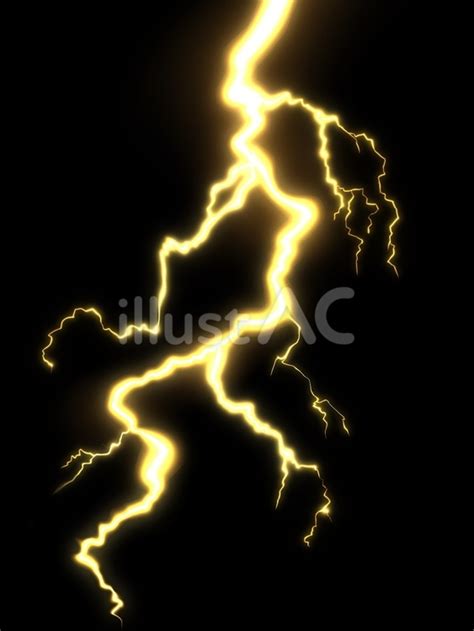 雷 透過イラストイラスト No 23406429｜無料イラスト・フリー素材なら「イラストac」