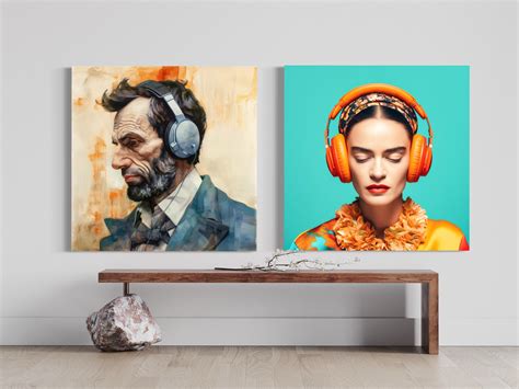 Jimi Hendrix Wearing Headphones Fine Art Print Etsy