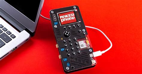 diy makerphone kit lets you build your own smartphone flipboard