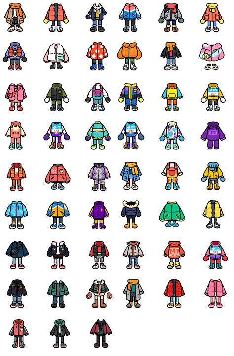 Одежда из токи боки картинки 62 фото