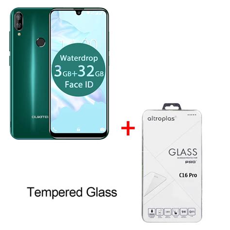 Смартфон Oukitel C16 Pro 3 ГБ 32 ГБ четырехъядерный процессор Mtk6761p 5 71 дюймов экран в