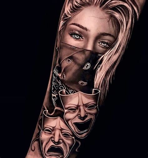 Laugh Now Cry Later Tattoo For Girls