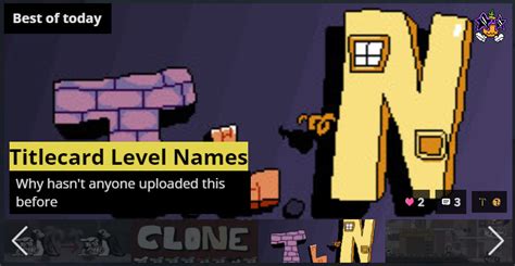 Titlecard Level Names Modding Tool For Pizza Tower Pt Modding Tools