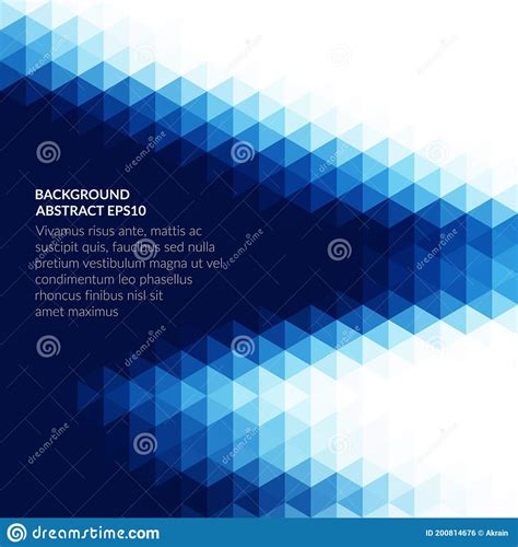 Abstract Background With Geometric Texture White Copy Space For Text Stock Vector