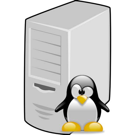 Linux Server Vector Image Free Svg