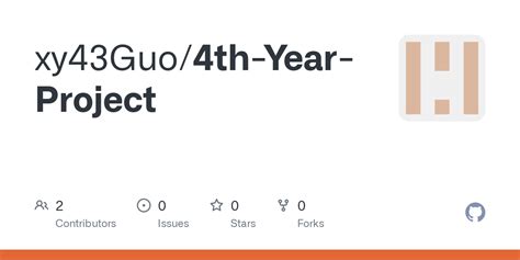 github xy43guo 4th year project