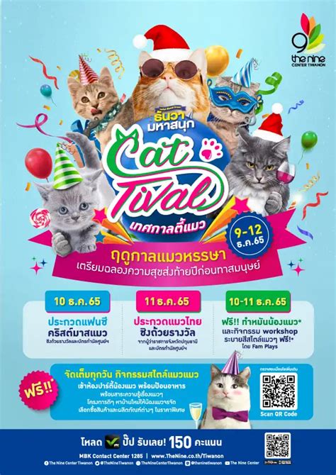 เดอะไนน์ เซ็นเตอร์ ติวานนท์ ชวนทาสแมวมาสนุกสุดฟิน กับบรรยากาศสุดหรรษา