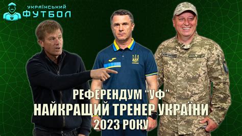 Вернидуб Максимов Ребров Хто найкращий тренер України 2023 року і хто за кого голосував у