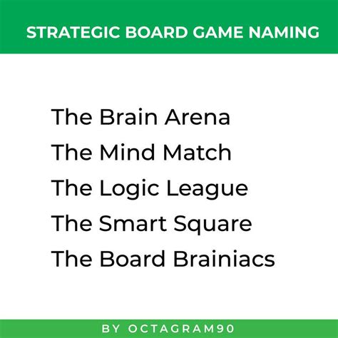Entry 72 By Octagram90 For Strategic Board Game Naming Freelancer