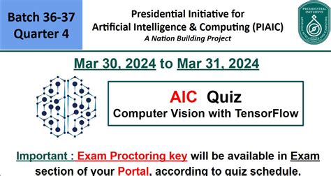 Piaic Attention Piaic Batch 36 37 Quarter 4 Aic Quiz 12