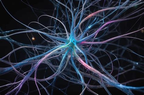 Synthetic Neural Pathways Premium Ai Generated Image