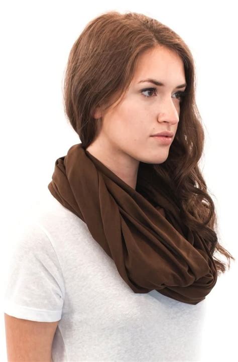 Unisex Viscose Bamboo And Organic Cotton Infinity Scarf