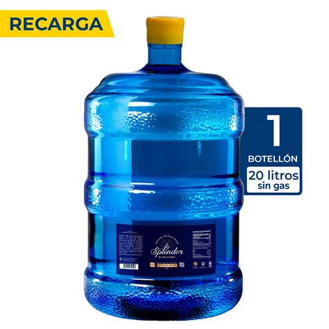 Botellón 20 Litros Agua Splendor Recarga