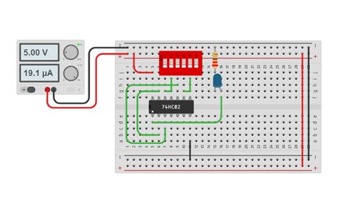 Circuit Design And Using Nor Tinkercad