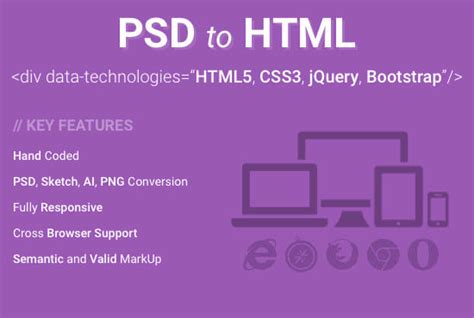 Convert Psd To Responsive Html5 Css3 Using Bootstrap By Simrslab Fiverr