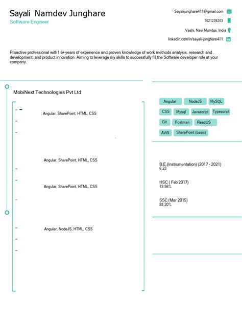 sayalijunghare angulardeveloper pdf