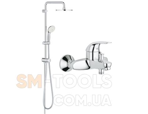 Душевая система Grohe New Tempesta 200 27389002 + смеситель для ванны ...