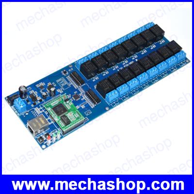 บอรดควบคมผานเนตเวรค LPSECURITY LAN WAN RJ TCP IP Industrial Network Channels relay