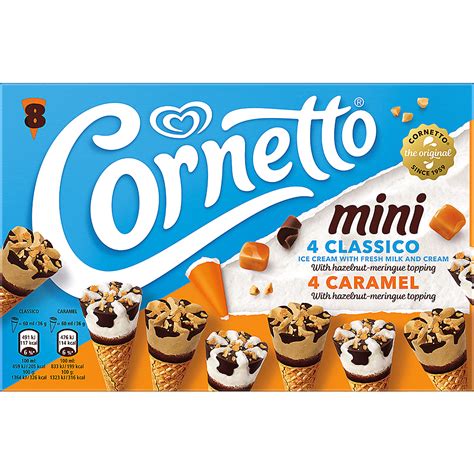 Lusso Cornetto Mini · Cornets · Classico And Caramello • Migros