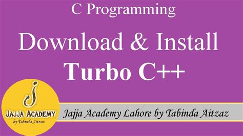 How To Download Turbo C How To Install Turbo C Turbo C Compiler Youtube