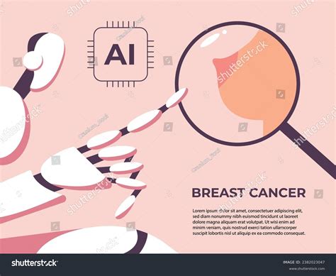 Ai Breast Cancer Artificial Intelligence Robot Stock Vector Royalty Free 2382023047 Shutterstock