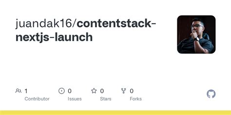 Github Juandak16contentstack Nextjs Launch