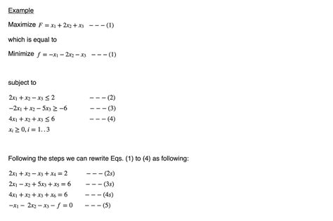 Simplex Algorithm For Linear Programming Problems Part 3 Determining Entering And Leaving