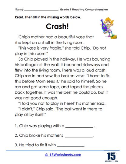 Grade 2 Comprehension Worksheets Engaging Reading Activities