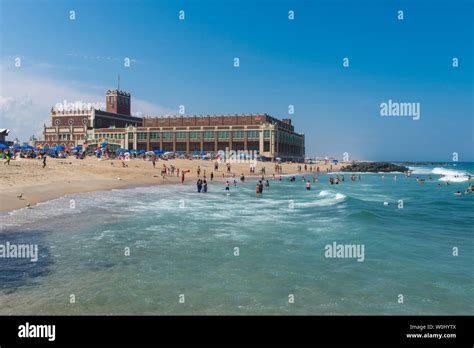Asbury Park Beach And Concert Hall During The Summer Asbury Park New