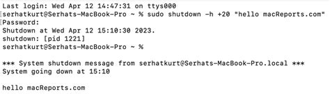 How To Shut Down A Mac From The Command Line With Terminal MacReports