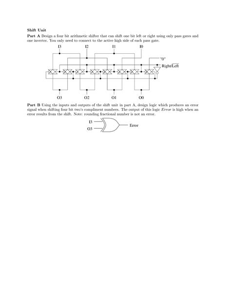 Introduction To Computer Engineer Shift Unit Assignment Ece 2030