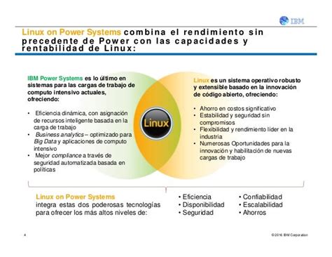 Ibm Power Linux On Power Diseñados Con Innovación Abierta Para Sa…