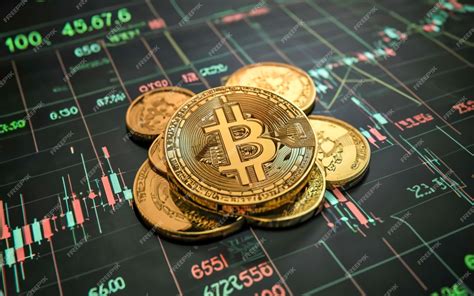 Premium Ai Image Vibrant Cryptocurrency Trading Chart With Colorful