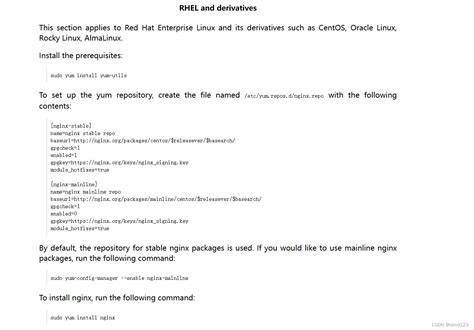 Linux中nginx的安装 Csdn博客