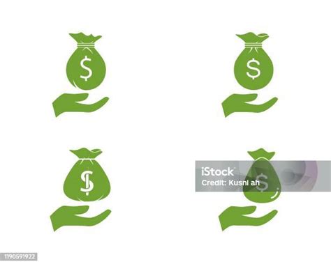 머니 백 아이콘 일러스트 격리 기호입니다 머니 백 벡터 로고입니다 가방에 대한 스톡 벡터 아트 및 기타 이미지 가방 개념 금융 Istock